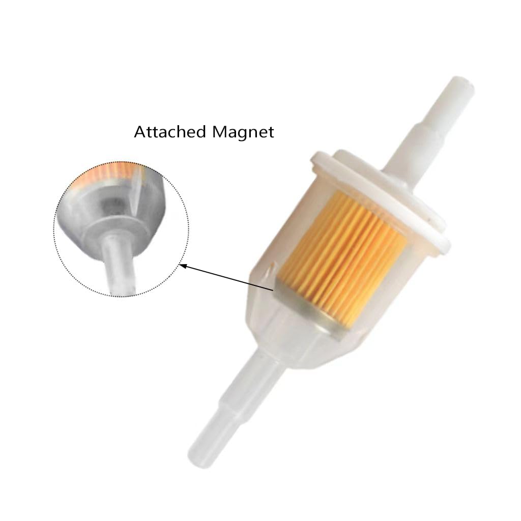 Fuel System Cleaner 10-Pack Magnetic Fuel Filters - 1/4" Inline Gas ...