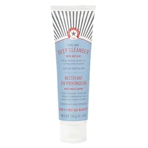 Amazon.com: First Aid Beauty - Pure Skin Deep Cleanser with Red Clay ...