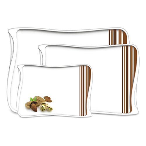 Milton Melamine Camber Tray Set, Set of 3,(EC-MLM-FMT-0027_Almond ...