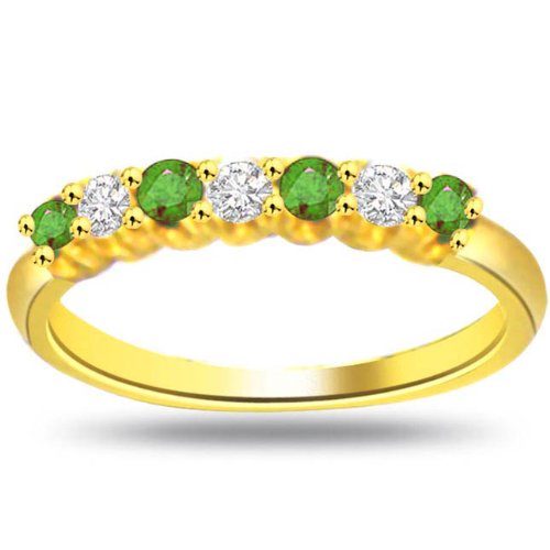 Buy Surat Diamond 18K Yellow Diamond Ring at Amazon.in
