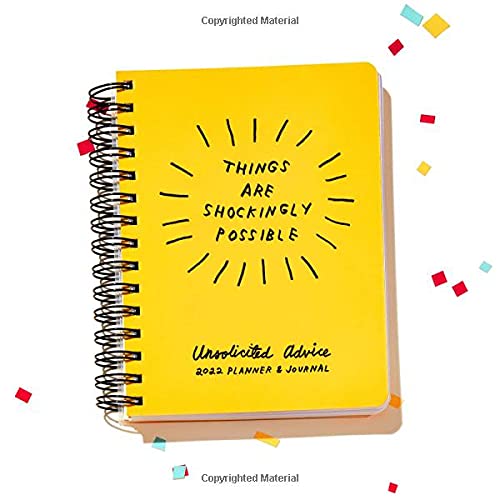 Unsolicited Advice 2022 Planner & Journal: Adam J. Kurtz, ADAMJK ...