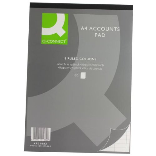 KF01082 Analysis Pad 8-Column A4 - Own Brand : Amazon.co.uk: Stationery ...