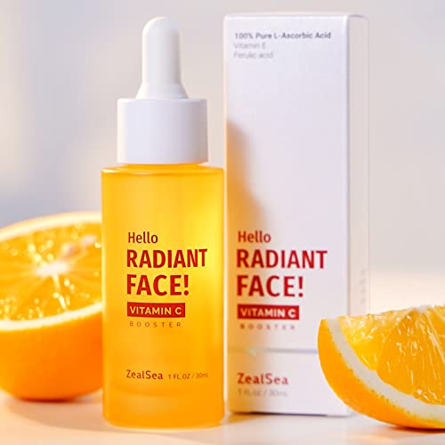 ZealSea ZealSea Vitamin C Serum for Face, 15% pure L-Ascorbic acid ...