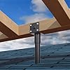 Amazon.com: 3.6" Heavy Duty Saddle Roof Riser for Patio Pergolas, 16-1/ ...