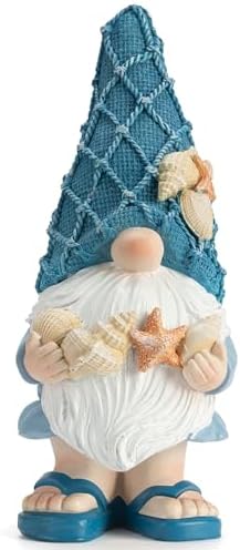 Amazon.com: Etlemonde Beach Gnomes Statues,Ocean Gnomes,Nautical Themes ...
