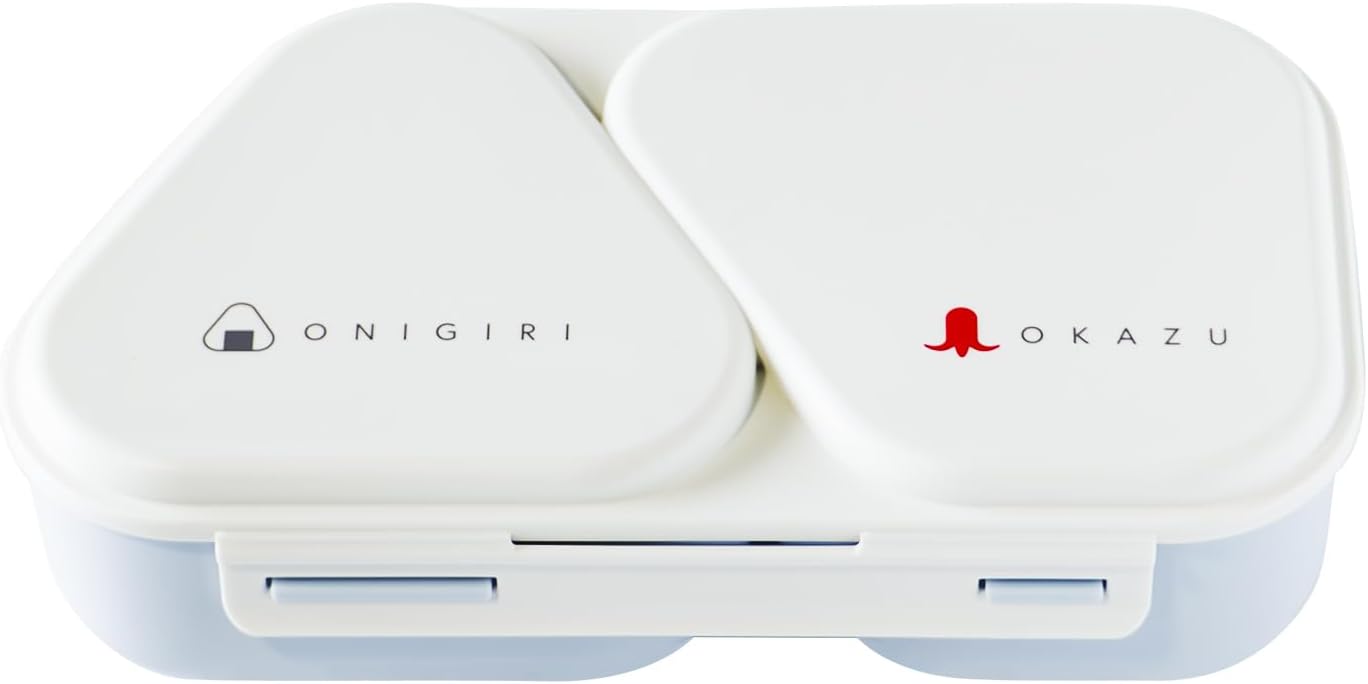 Amazon｜オーエスケー（OSK) おにぎり ランチケース 弁当箱 465ml パステル ブルー 押し型付 抗菌 ロック付き 電子レンジ対応 LS-15 日本製｜弁当箱 オンライン通販