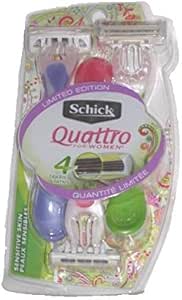 Amazon.com: Schick Quattro for Women, 4 Blade Disposable, Limited ...