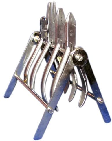 Foldable stainless steel plier stand (10 inch) : Amazon.in: Home & Kitchen