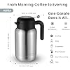 Amazon.com: Lafeeca Thermal Coffee Carafe - Tea Pot for Keeping Hot & Iced Cold - Water Pitcher ...