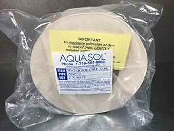 AQUASOL Water Soluble Tape, 2 x 300 Ft. (ASWT-2): Amazon.com: Tools ...