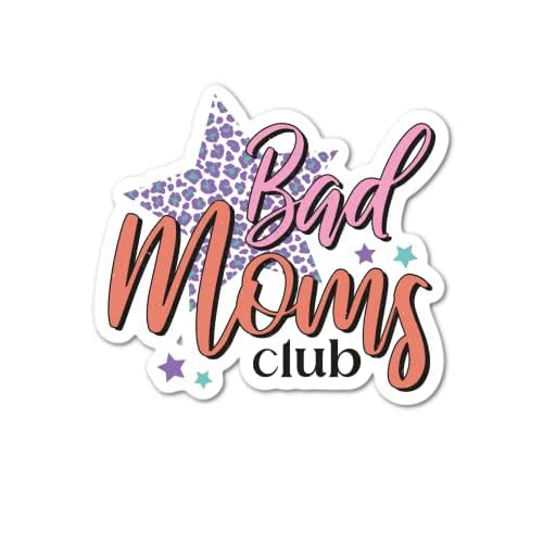 Amazon.com: Bad Moms Club Leopard Waterproof Sticker Decal Laptop ...