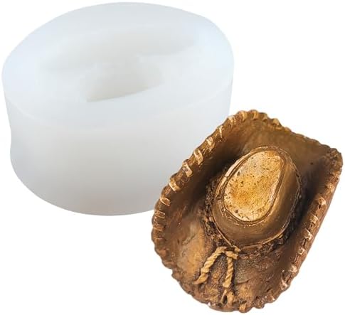 Amazon.com: Wehous 2PCS Cowboy Hat Silicone Mold 3D Silicone Mold ...