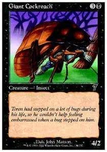 Magic: the Gathering - Giant Cockroach - Seventh Edition - Foil ...