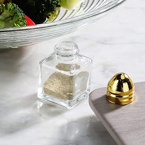 Snapklik.com : TrueCraftware Set Of 24 Gold Top 1/2 Oz Mini Cube Salt ...