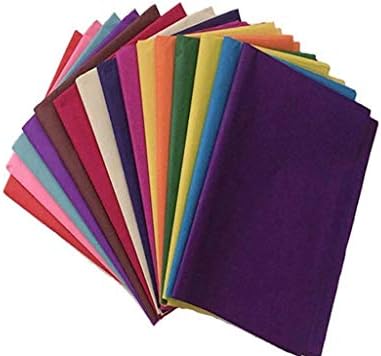100 x Multi Coloured Tissue Paper/Gift Wrap/Wrapping Paper Sheets (20 ...