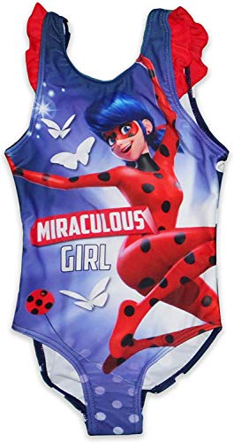 Buy Miraculous Ladybug Girls Swimming Costume (Navy, 6 Years) at Amazon.in