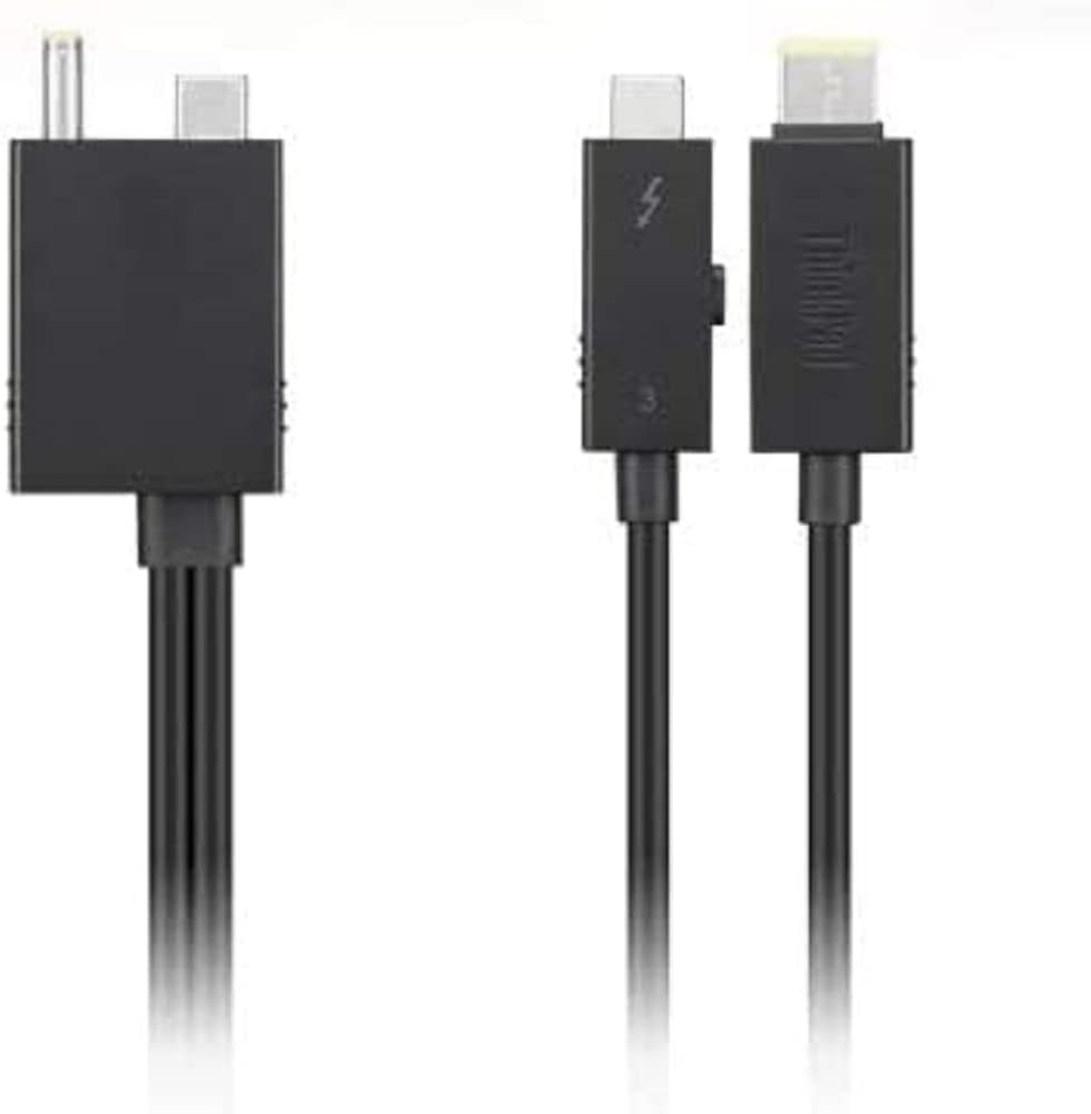 Amazon.com: Lenovo Thunderbolt 4 Workstation Dock Split Cable 0.7m ...