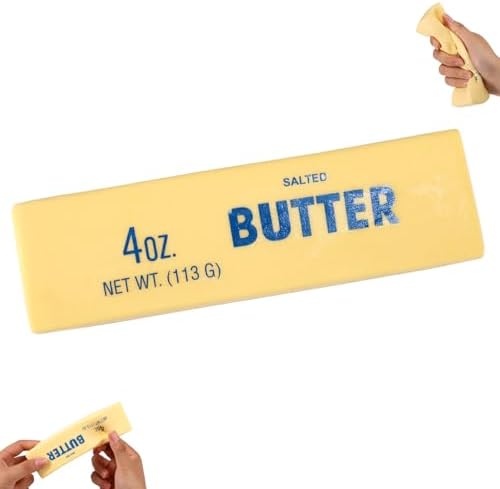 Amazon.com: Lyreh 1pcs Squeeze Butter Squishy Toy, PU Material Butter ...