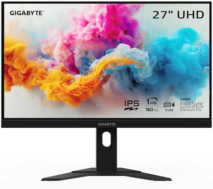 Amazon.com: GIGABYTE M27U Advanced (SA) - 27" SS IPS Gaming Monitor ...