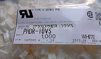 Gimax PHDR-10VS CONN HOUSING PHD 10POS 2MM DUAL white color Connectors terminals housing 100% ...