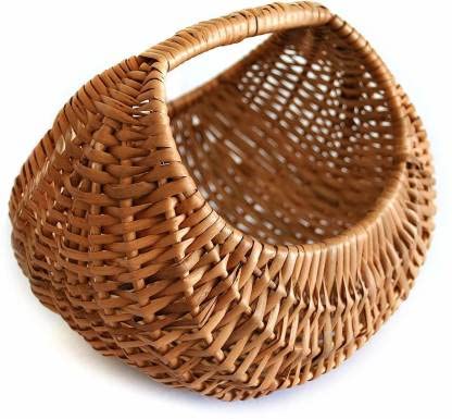 NLIN Bamboo Tokri Fruit & Vegetable Basket 1 (Brown) : Amazon.in: Home ...