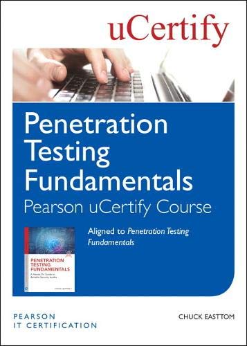 Buy Penetration Testing Fundamentals Pearson uCertify Course Student ...