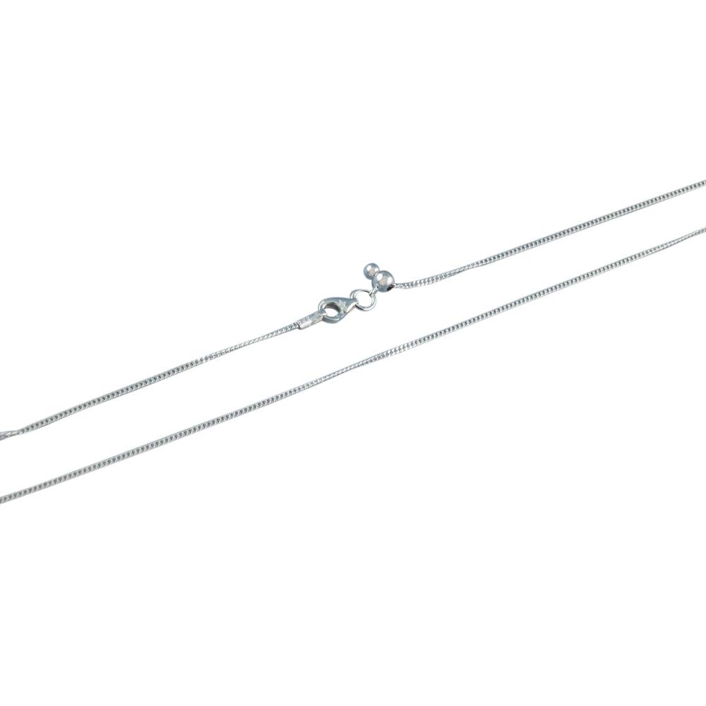 FOURSEVEN Jewellery Adjustable Curb Slider Chain 925 Sterling Silver ...