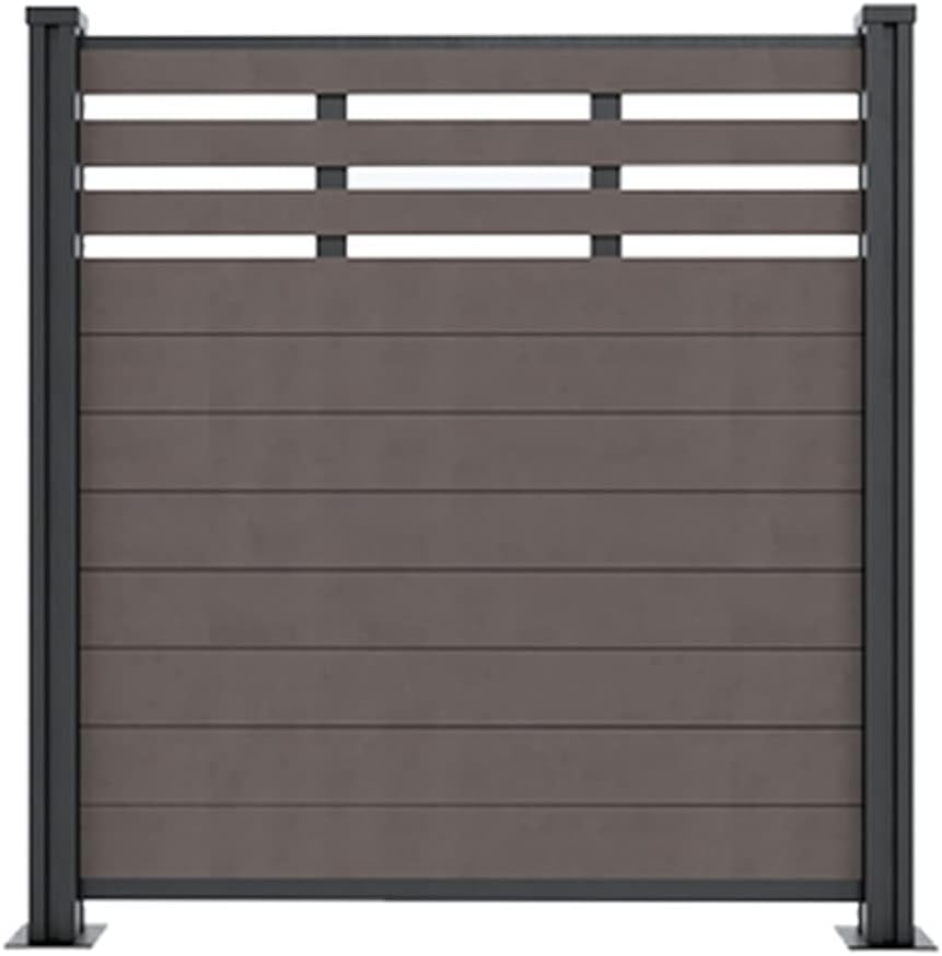 Amazon.com : WPC Garden Fence - Durable & Weatherproof, 6ft Wide ...