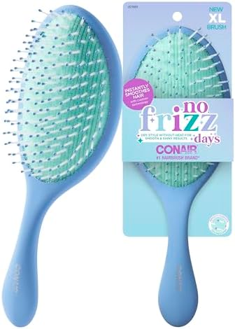 Amazon.com : Conair No Frizz Days XL Smooth Cushion Hairbrush ...