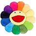 Amazon.com: SNEPOO Smile Face Plush Rainbow Pillow, Sunflower Indie ...