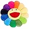 Amazon.com: SNEPOO Smile Face Plush Rainbow Pillow, Sunflower Indie ...