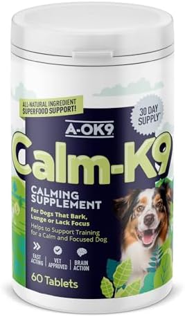180 Pawbits Calming Tablets Supplement for Anxious & Hyperactive Dogs ...