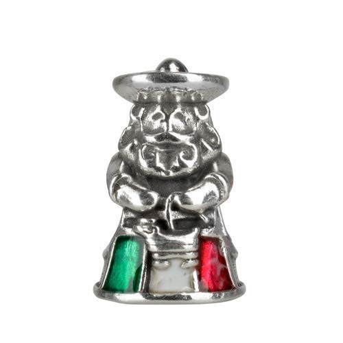 Amazon.com: Authentic 925 Sterling Silver Santa Claus Bead Charm ...