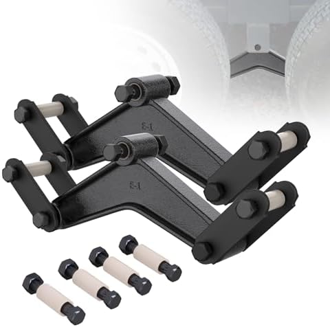 Amazon.com: LUXTRKSTO Trailer Axle Equalizer Shackle Kit 3-1/8" Straps ...