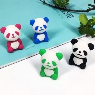 AK Store (Set of 4) 3D Cartoon Shape Rubber Pencil Erasers, Stationery ...
