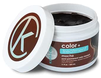 Amazon.com: Keracolor Color + Treatment MOCHA - Highly Pigmented Semi ...