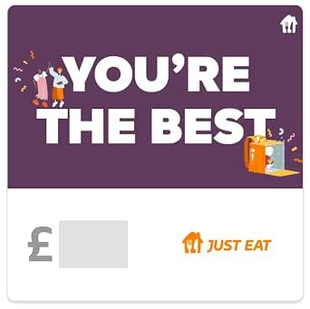 Just Eat eGift Card : Amazon.co.uk: Gift Cards
