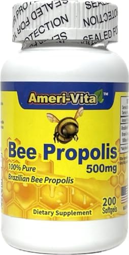 Amazon.com: CENPAC Authorized Dealer Ameri-Vita Bee Propolis 500 mg 200 Softgels 100% Pure ...