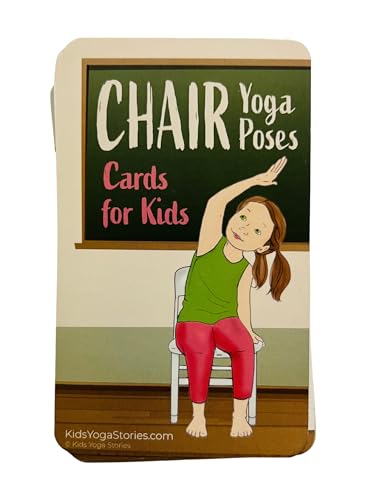 Snapklik.com : Kids Yoga Stories Chair Yoga Poses Cards For Kids: Short ...