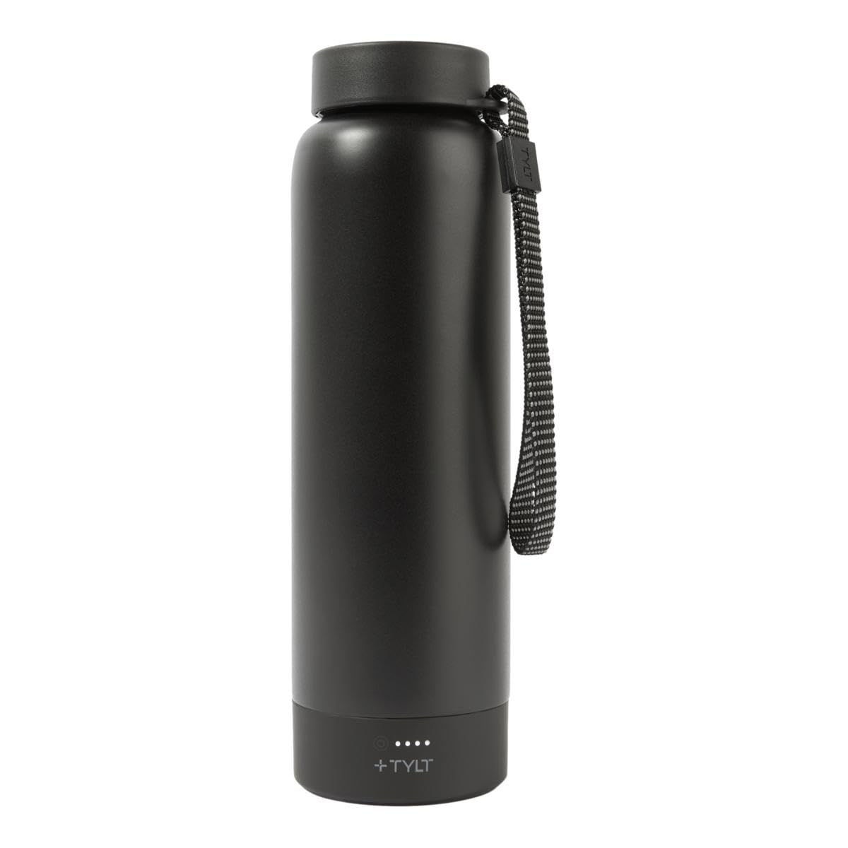 Amazon.com: TYLT Power Bottle 2.0 24oz Stainless Steel Wide Mouth Water Bottle Removable 5700mAh ...