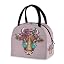 Amazon.com: Blueangle Pink Bow Lunch Bag, Insulated Lunch Box, Small ...