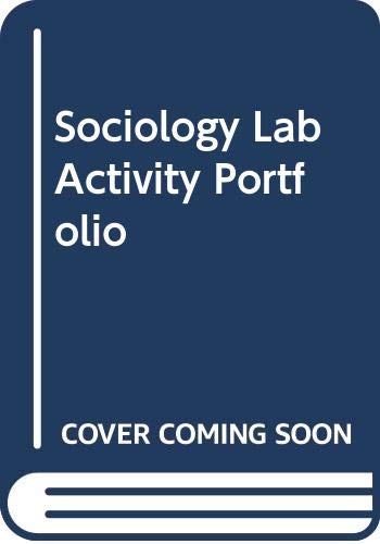 Sociology Lab Activity Portfolio: unknown author: 9780536013354: Amazon ...