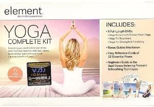 Amazon.com: Home Element Yoga Kit, 3 complete yoga DVDs, Yoga Basics w ...