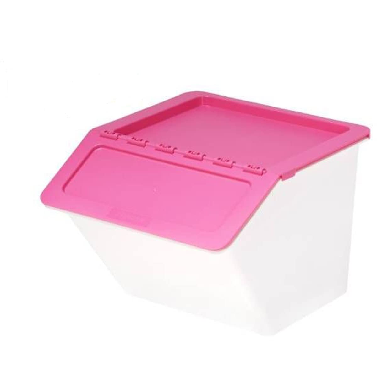 Buy Paper Panda - Livinbox Plastic Stackable Storage Box with hinged ...