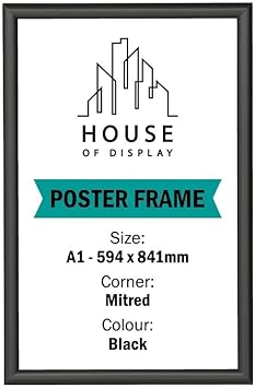 HOUSE OF DISPLAY A1 Frame - A1 Snap Frames For Posters, A1 Picture ...