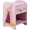 Disney Princess Moana & Rapunzel Bedside Table: Sturdy Engineered Wood ...