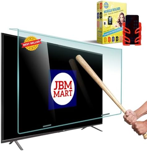 JBM MART 43 Inch LED/LCD/3D/PLASMA TV Screen Protector Glass TV Guard ...