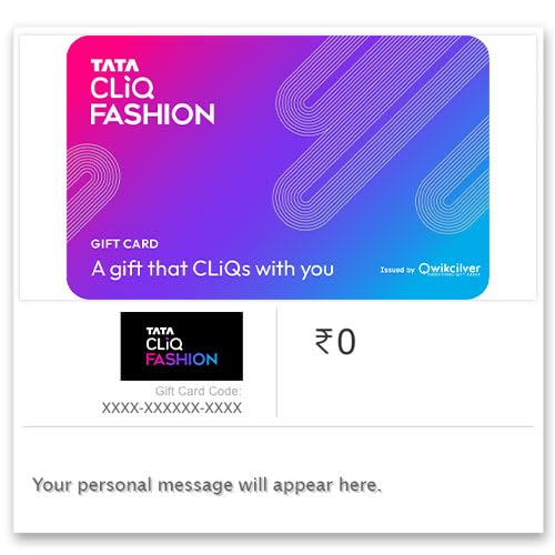 Tata Cliq Fashion| Flat 5% off | E-Gift Card | Instant Delivery | Valid ...