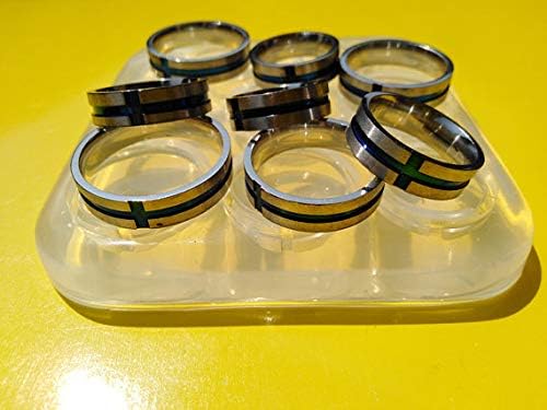 Amazon.com: New! Clear Silicone Rings Molds Size 5.5,7,8,9,10.5,11.75 ...