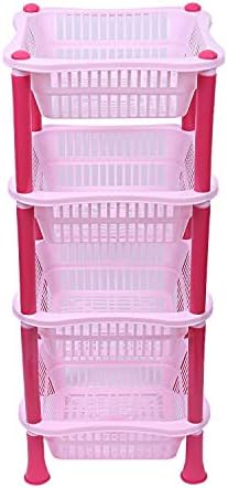 Kuber industries Plastic 3 Layer Multi-Purpose Kitchen Storage Basket ...